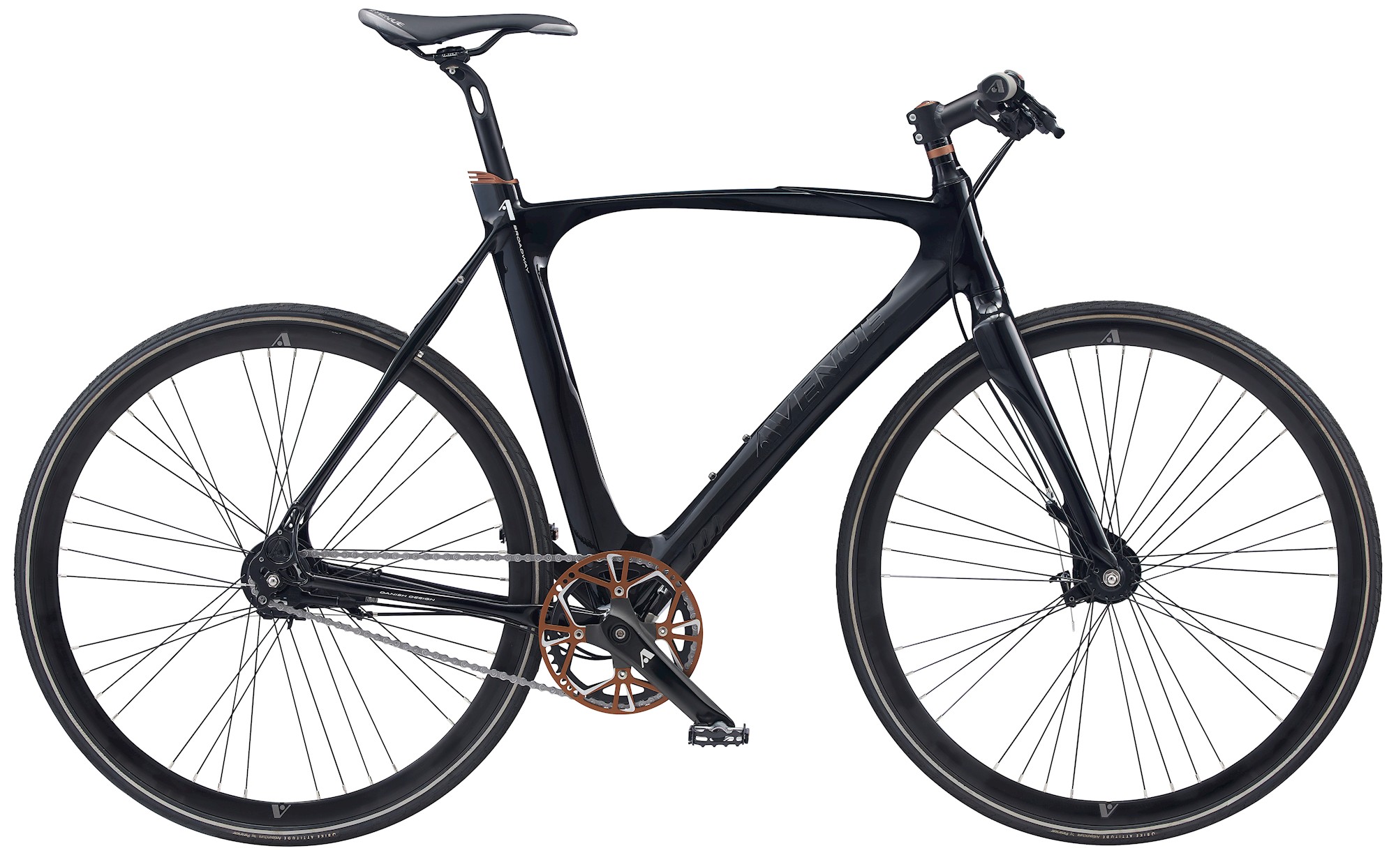 Avenue Broadway Gent 58cm 7sp Shimano Nexus roller shiny black ...