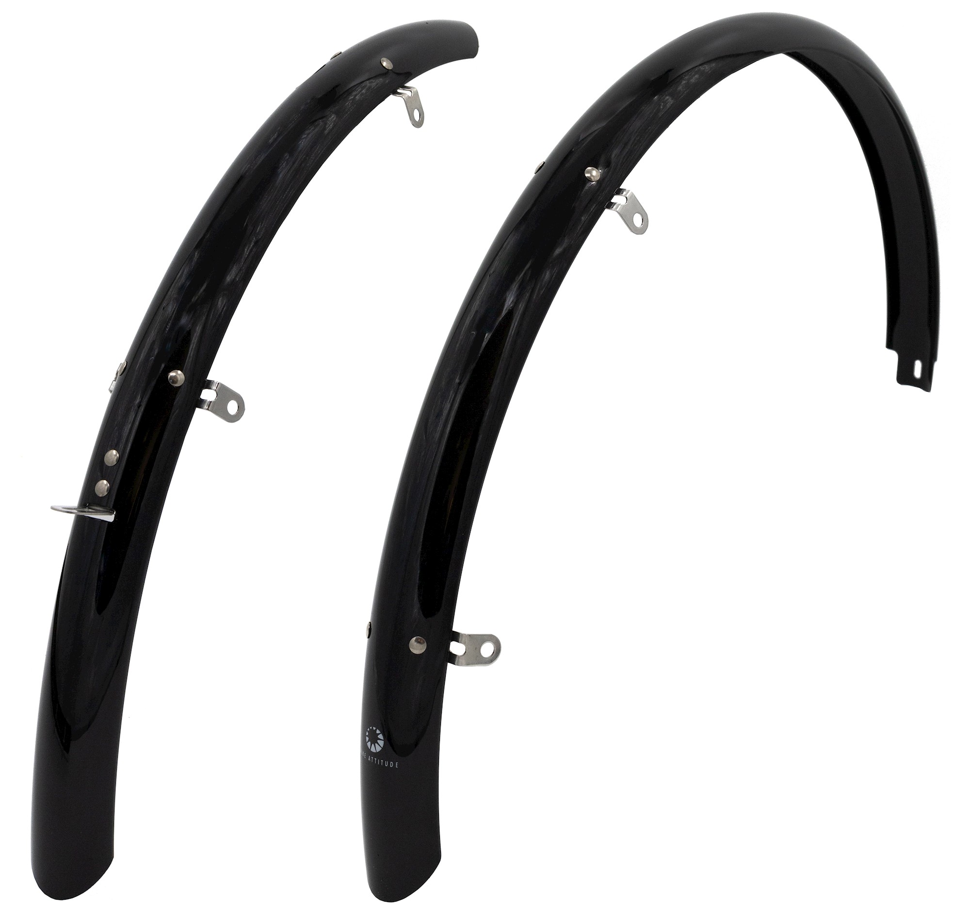 Bike Attitude fenderset 700x45mm incl. stainless accessories shiny ...