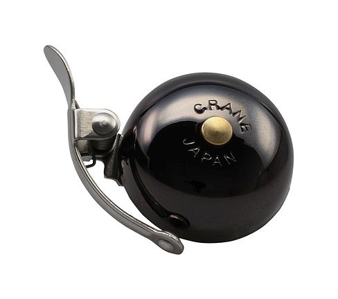 Crane Bell ringeklokke Mini Suzu Die Cast mount messing neo black ...