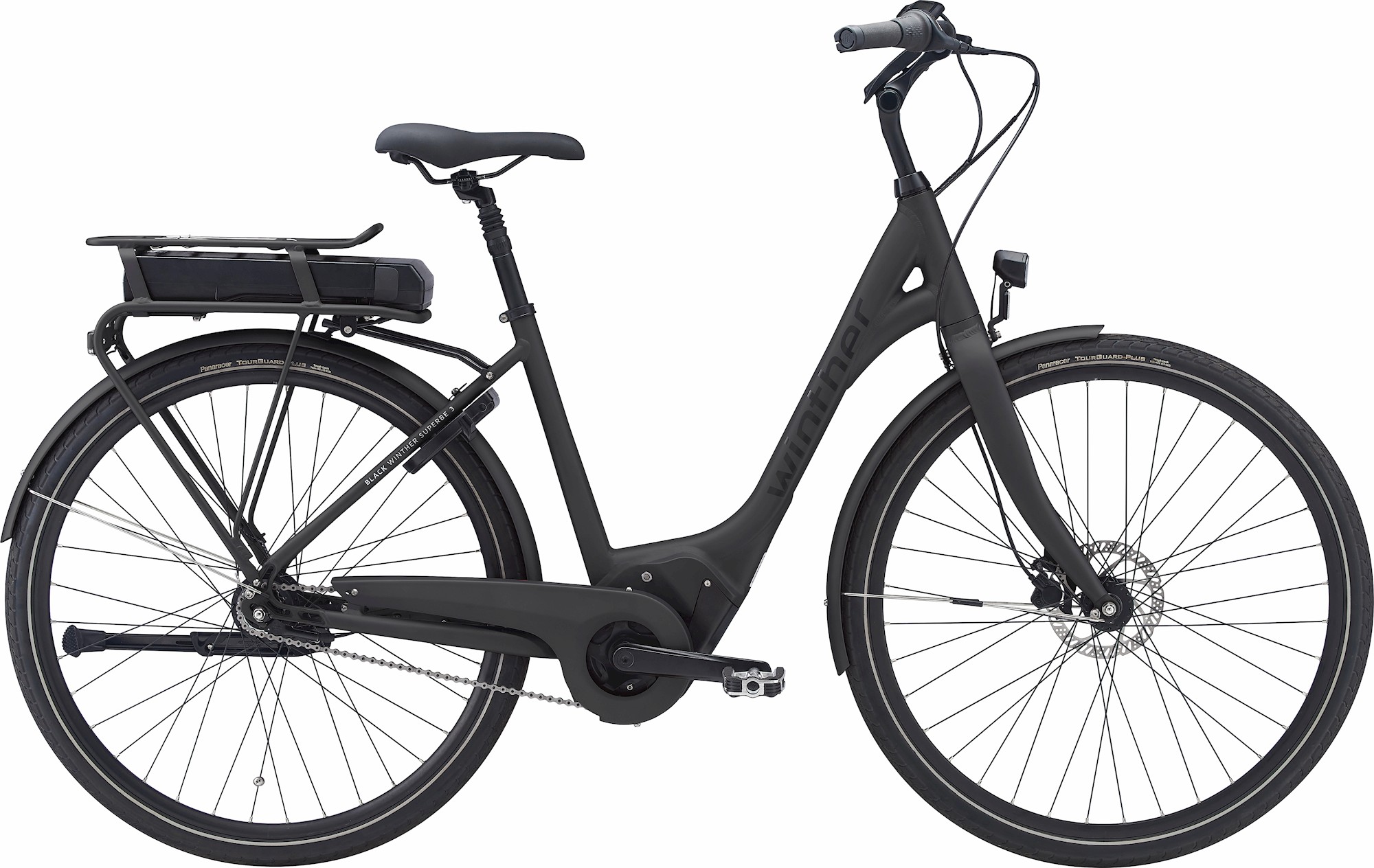 Black Winther Superbe 3 Lady 48cm 7sp Shimano Nexus coaster brake matt ...